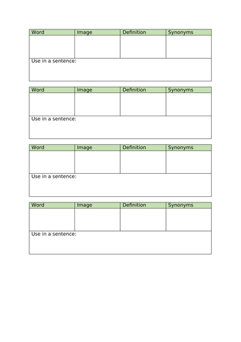 Semantic Maps - vocabulary | Teaching Resources