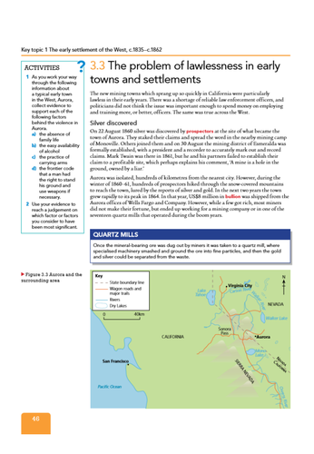 KS4 GCSE (9-1) History: The American West 1.3 Conflict and Tension ...