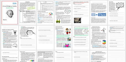 Religion and Ethics: Kantian Ethics - Whole Unit of Lessons and ...