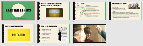 Religion and Ethics: Kantian Ethics - Whole Unit of Lessons and ...