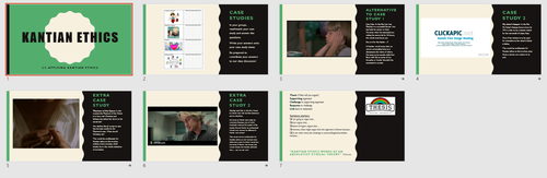 Religion and Ethics: Kantian Ethics - Whole Unit of Lessons and ...