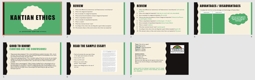 Religion and Ethics: Kantian Ethics - Whole Unit of Lessons and ...