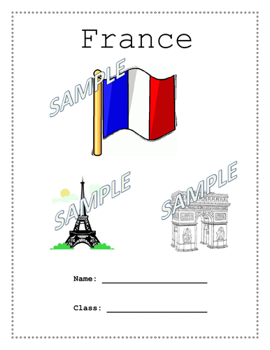 France A Research Project | Teaching Resources