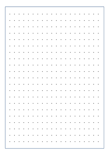 Dotty Paper | Teaching Resources
