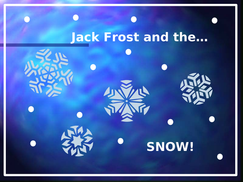 Jack Frost and the Snow - A Christmas Story | Teaching Resources