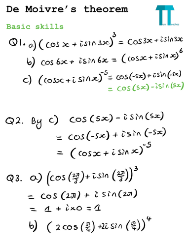 Complex Numbers for Further Maths A-Level | Teaching Resources