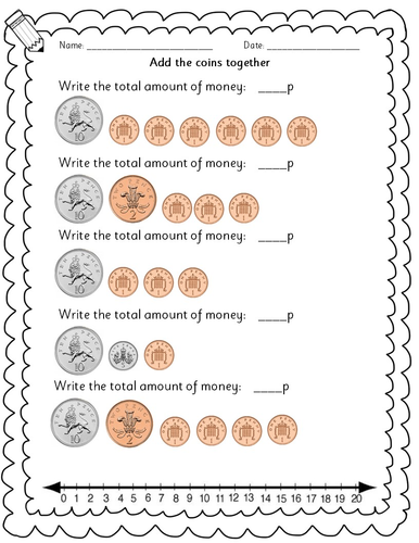 Year 1 / Year 2 maths: adding UK coins - money | Teaching Resources