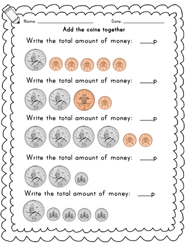 Year 1 / Year 2 maths: adding UK coins - money | Teaching Resources
