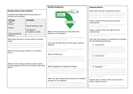 Revision placemats - Edexcel (9-1) combined science | Teaching Resources