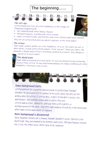 Detective Writing Lesson 9 | Teaching Resources