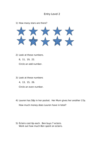 GCSE Foundation Number Revision 1 - 10 (word version) | Teaching Resources