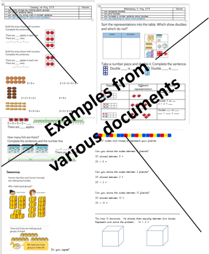 Year 1, White Rose, Summer, Block 1, Multiplication and Division ...