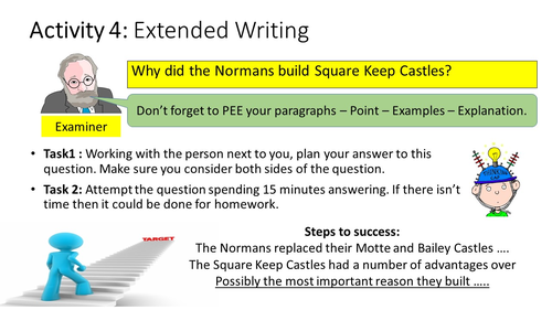 Why did the Normans build Square Keep Castles? | Teaching Resources