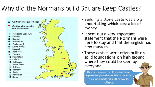 Why did the Normans build Square Keep Castles? | Teaching Resources