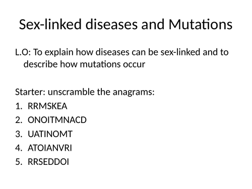 SB3i Multiple and Missing Alleles | Teaching Resources