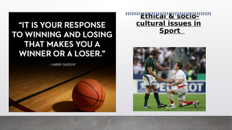 GCSE PE: Sporting behaviour & deviancy in sport | Teaching Resources