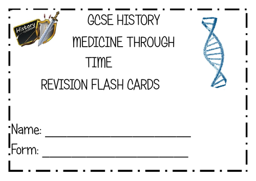 Medicine Through Time and Western Front Flashcards - Edexcel History ...