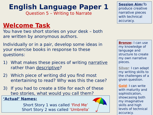 Full Scheme of Learning - AQA English Language Paper 1 GCSE | Teaching ...