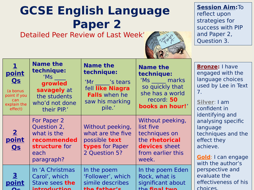 Full Scheme of Learning - AQA English Language Paper 2 GCSE | Teaching ...