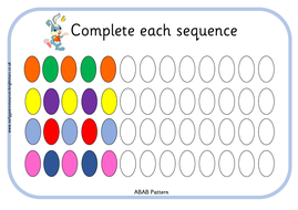 Easter Egg sequencing | Teaching Resources