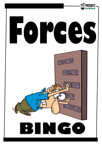 Forces Bingo | Teaching Resources