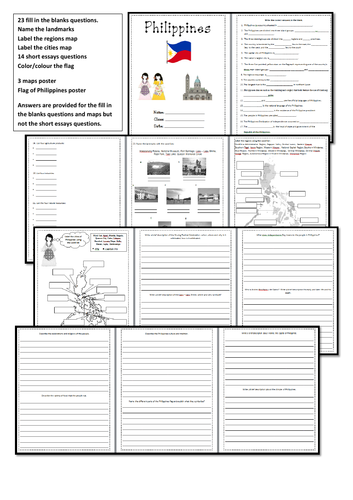 Philippines A Research Project | Teaching Resources