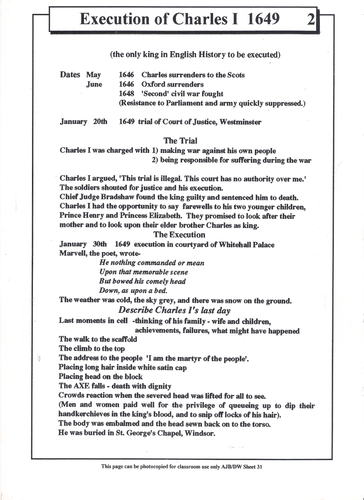 English Civil War 1642-7 | Teaching Resources