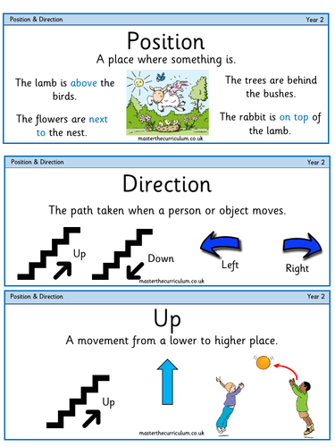 Year 2- Position and Direction Vocabulary and Assessment - White Rose ...