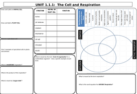 WJEC Double Award Applied Science UNIT 1 Revision Mats | Teaching Resources