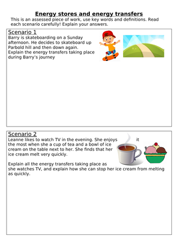 AQA KS3 Energy Transfers full scheme of work and resources (sow ...