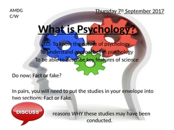 What is psychology? | Teaching Resources