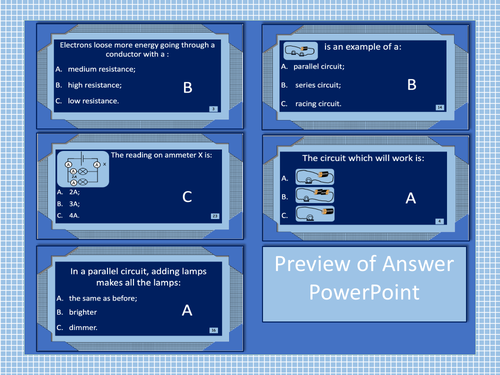 Current Electricity - KS3 Whole Module Revision Lesson | Teaching Resources