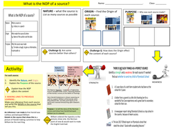 NOP - Nature, Origin and Purpose - an introduction | Teaching Resources