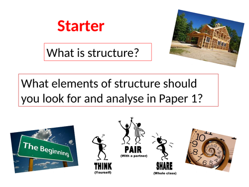 AQA GCSE Paper 1 English Language (Questions 1-4) | Teaching Resources