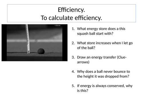 Efficiency | Teaching Resources