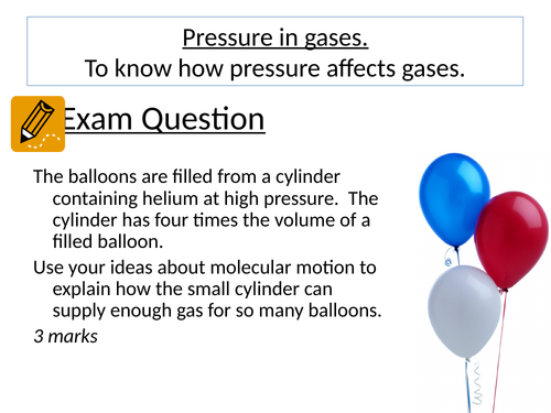 Pressure and pressure in fluids | Teaching Resources