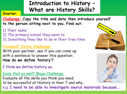History Skills - Introduction | Teaching Resources