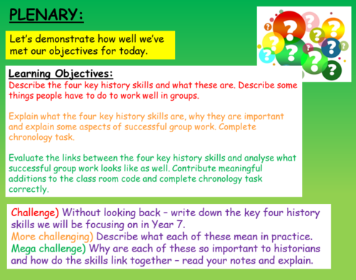 History Skills - Introduction | Teaching Resources