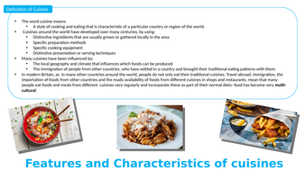 AQA GCSE Food Preparation & Nutrition section 4 lesson 4: Traditional ...