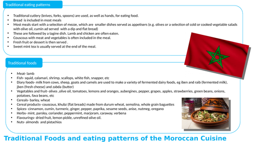 AQA GCSE Food Preparation & Nutrition section 4 lesson 7: Traditional ...