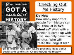 Checking Out Me History: Lower Ability | Teaching Resources