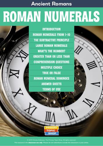 Ancient Romans - Roman Numerals | Teaching Resources