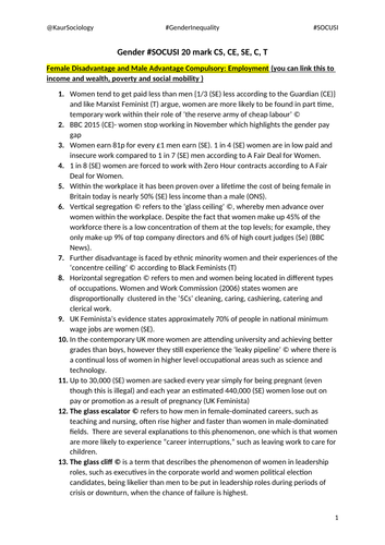 OCR SOCIOLOGY BUNDLE 1 #SOCUSI Understanding Social Inequality Lessons ...