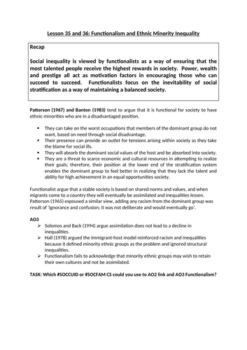 OCR A level Sociology #SOCUSI Lesson 35 and 36 (Understanding Social ...