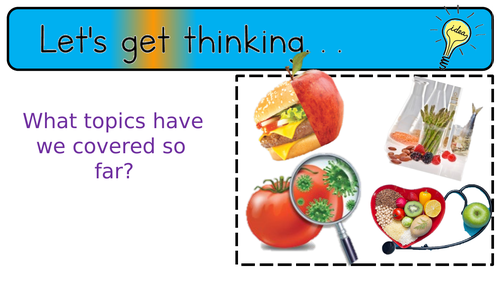 AQA GCSE Food Preparation & Nutrition section 4 lesson 10: Revision ...