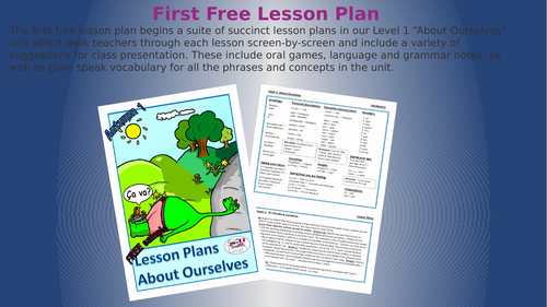 FREE PRIMARY FRENCH LESSON YEAR 3+/GRADE 2+: Greetings | Teaching Resources