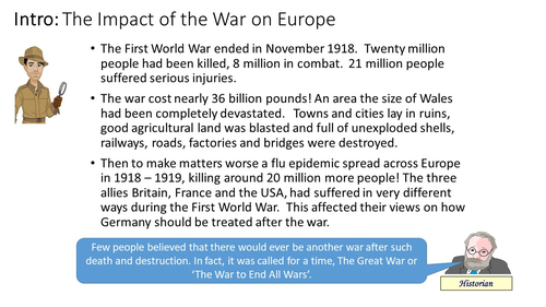 What impact did the First World War have on Europe? | Teaching Resources