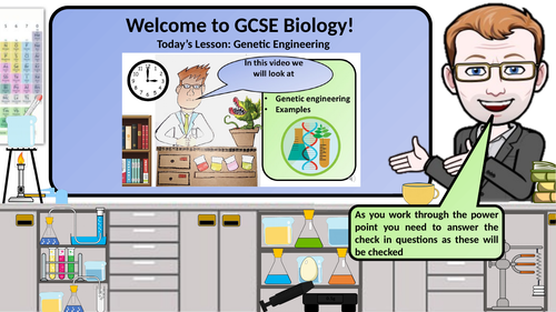 KS4 AQA GCSE Biology (Science) Genetic Engineering Lesson & Activities ...