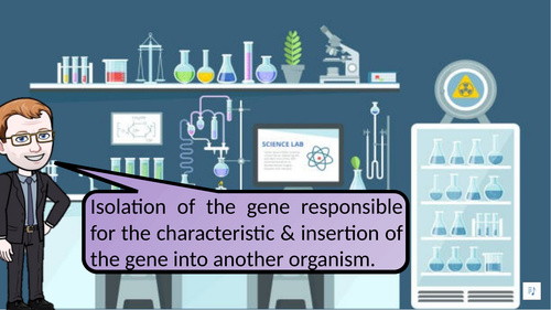 KS4 AQA GCSE Biology (Science) Genetic Engineering Lesson & Activities ...