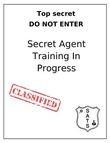 SATs Secret Agent Training Service Resources | Teaching Resources